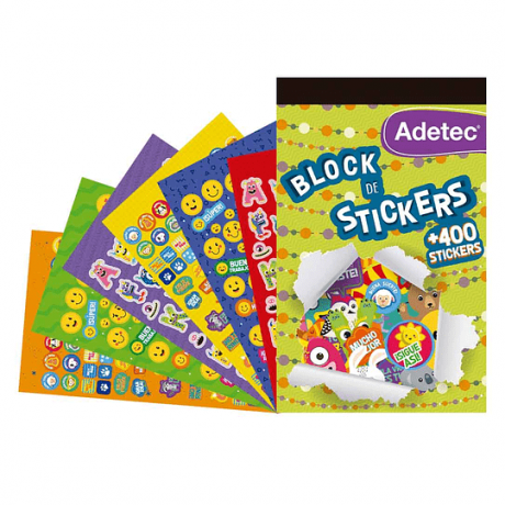 Block de stickers motivacionales